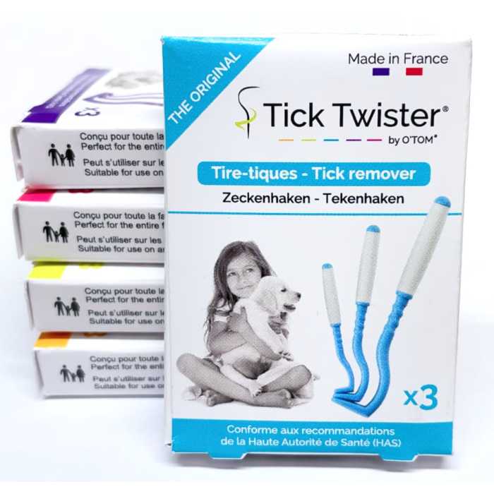 Tick Twister® by O'TOM Silicone Handle 3 Hook Pack