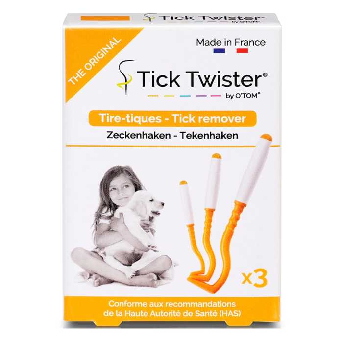 Tick Twister® by O'TOM Silicone Handle 3 Hook Pack