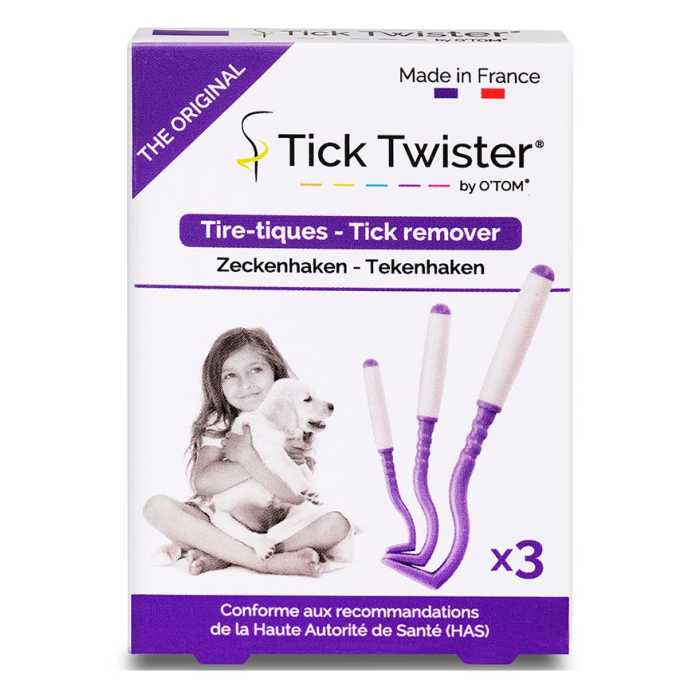 Tick Twister® by O'TOM Silicone Handle 3 Hook Pack